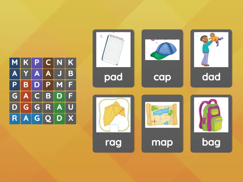 CVC -AP/AG - Wordsearch