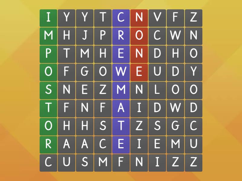 Among us - Wordsearch