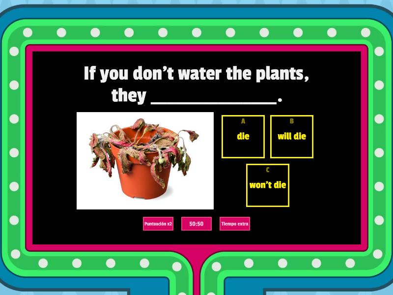 Zero, first and second conditional-BASIC XII - Gameshow quiz