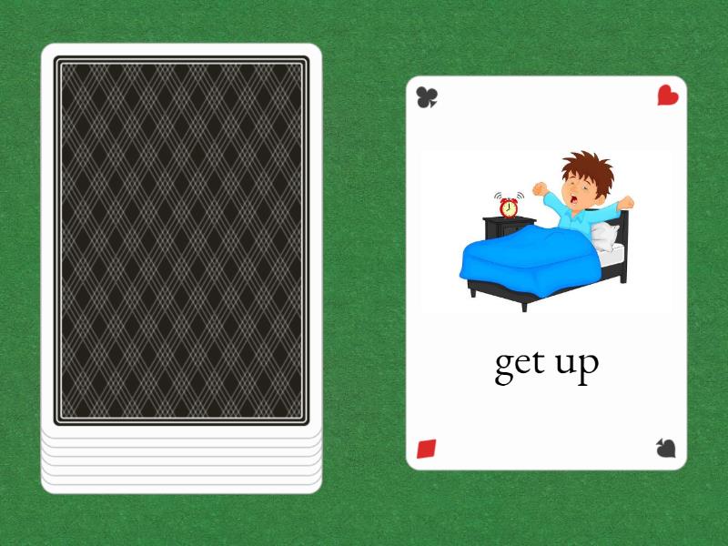 Daily routine - Speaking cards