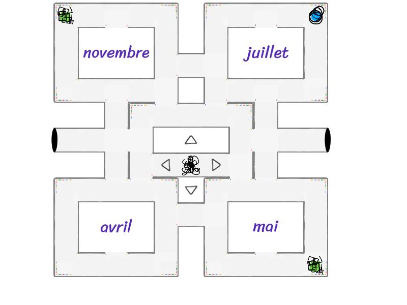 Seasons and months 2 - Maze chase