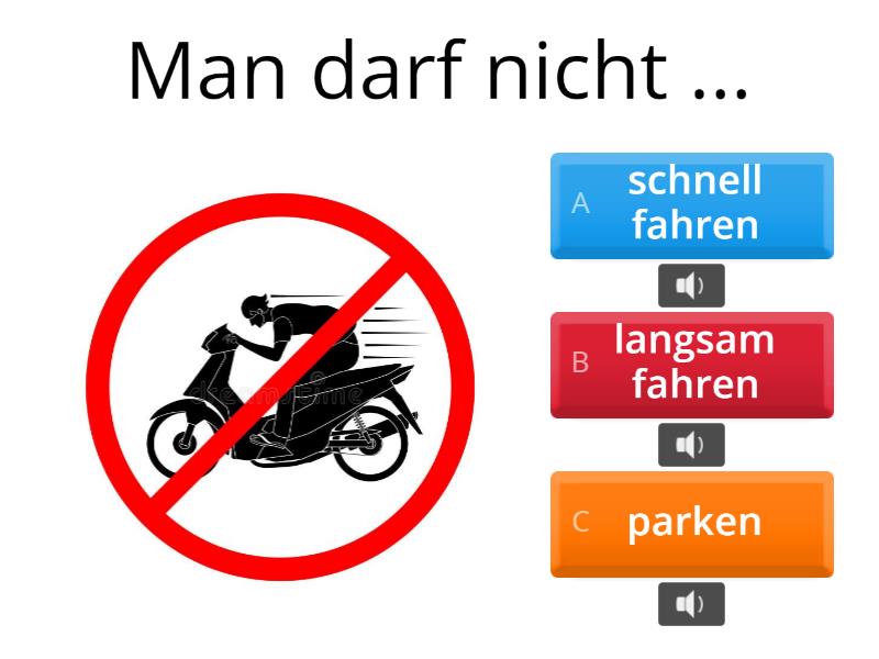 Womit Darf Man Hier Nicht Fahren Mofas