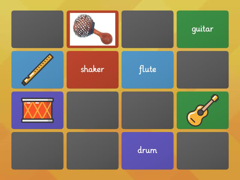 Musical Instruments - Matching pairs
