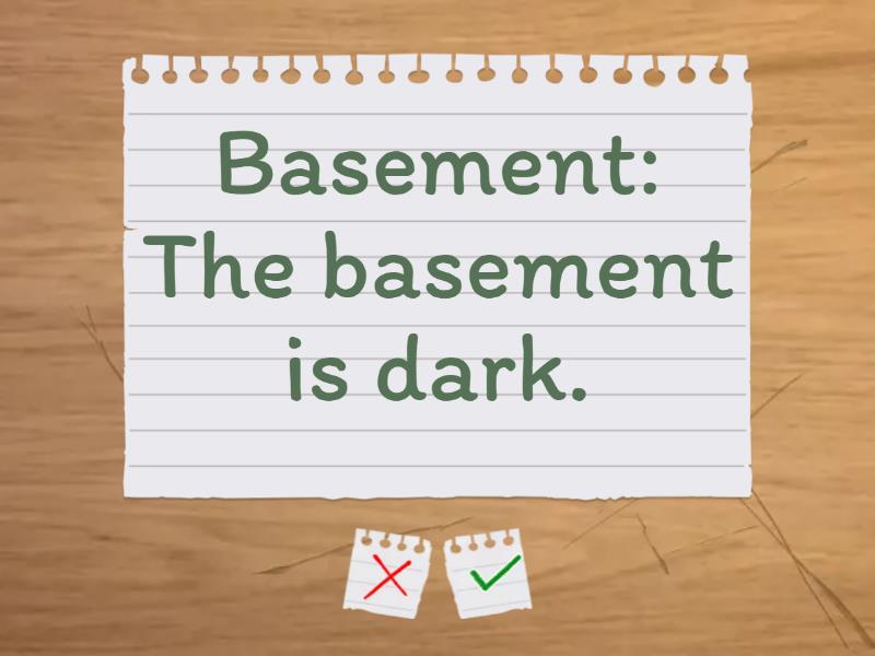 22.- Habitaciones y muebles - Flash cards