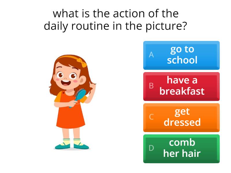 Daily routine - Quiz