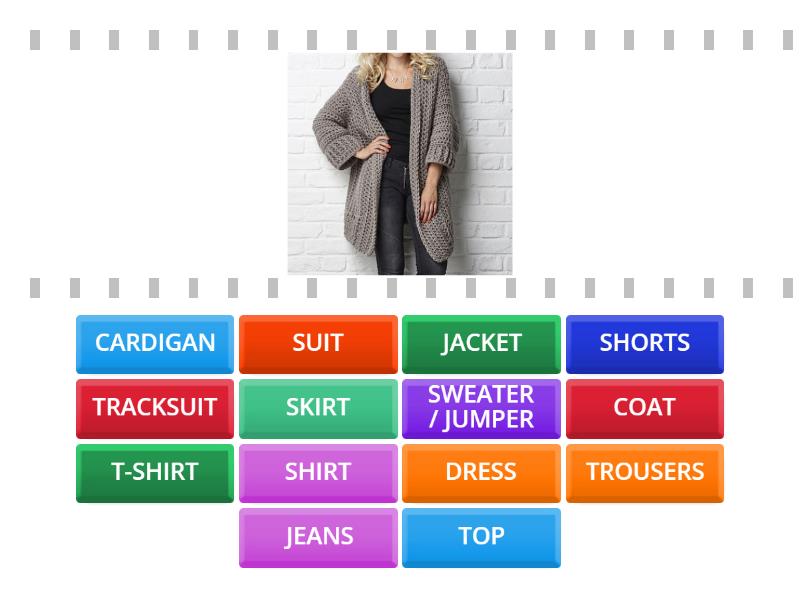 THINGS YOU WEAR - English File Pre-Intermediate CLOTHES - Найди пару