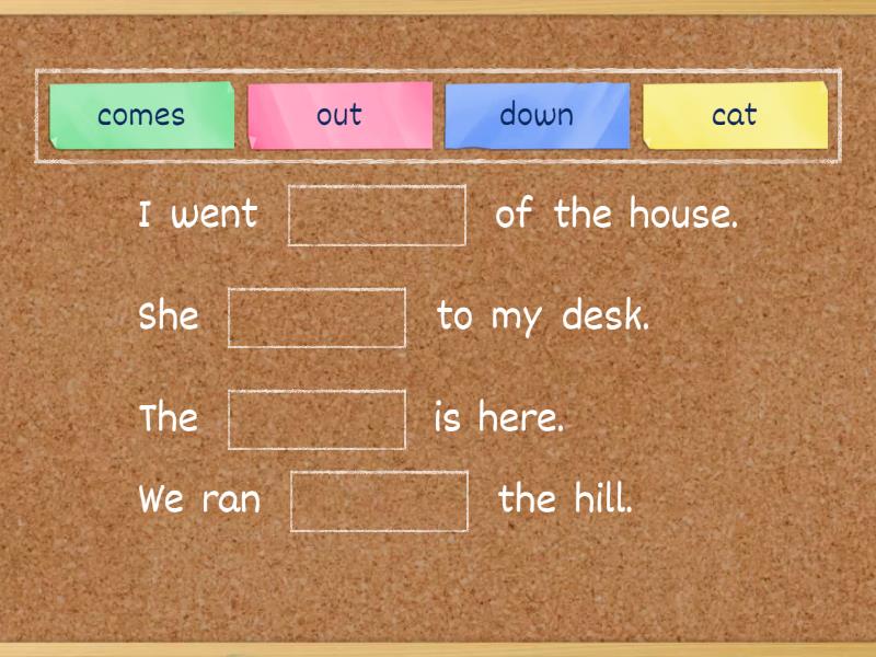 WB #24: Drip, Drop. Drip! - Complete the sentence