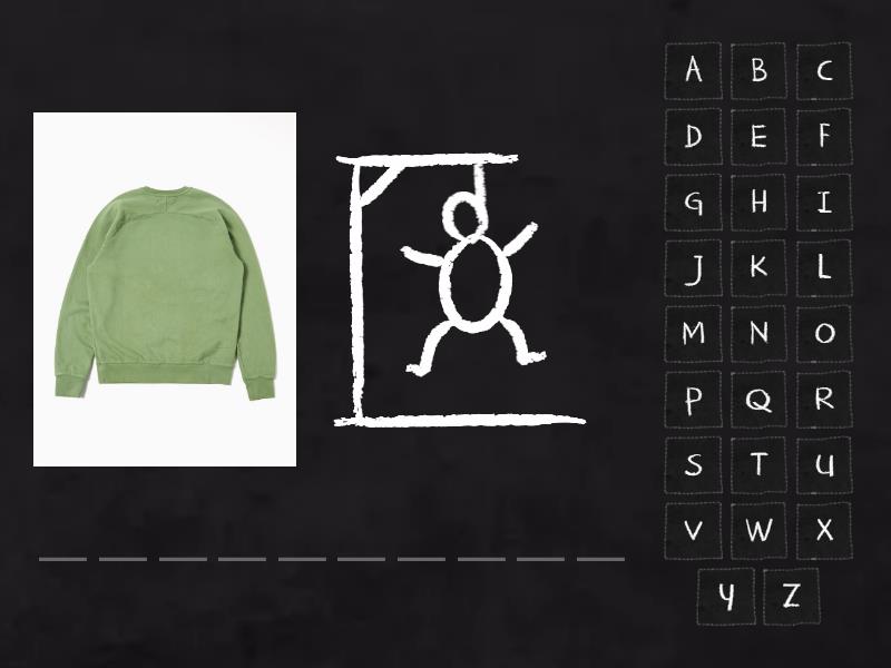 Clothes - Hangman