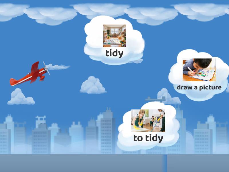 TIDY words for Mary airplane - Avión