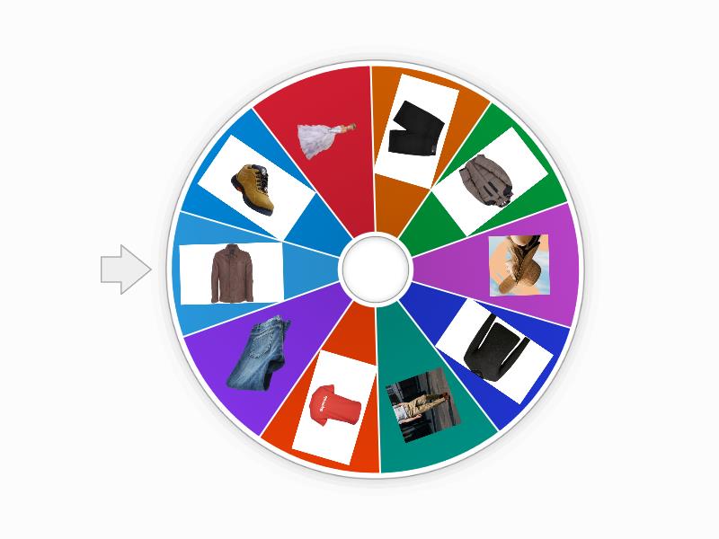 Clothes spinning wheel - Spin the wheel