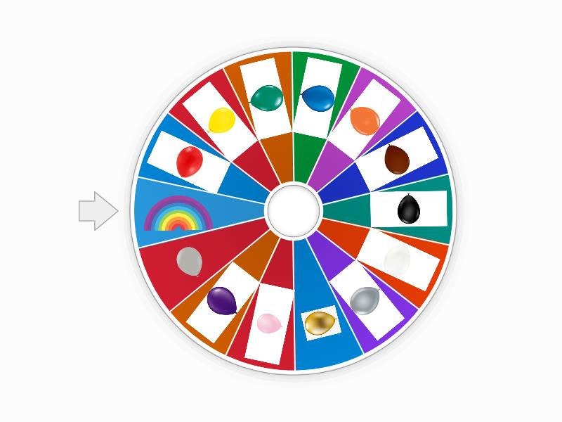 Colors- what is it in Hebrew? - Random wheel