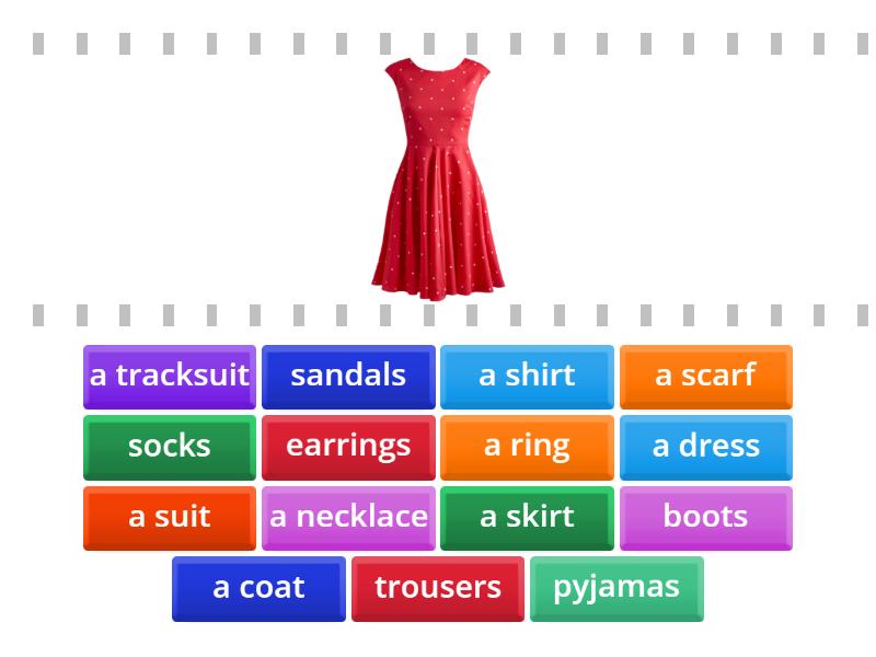 Clothes Pre-Intermediate - Find the match