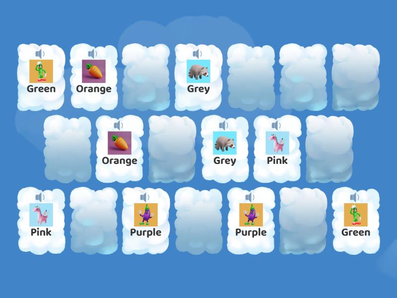 Colors! - Matching pairs