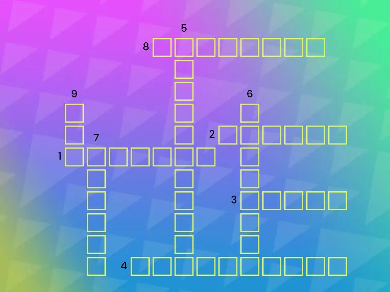 3A beginner - Crossword