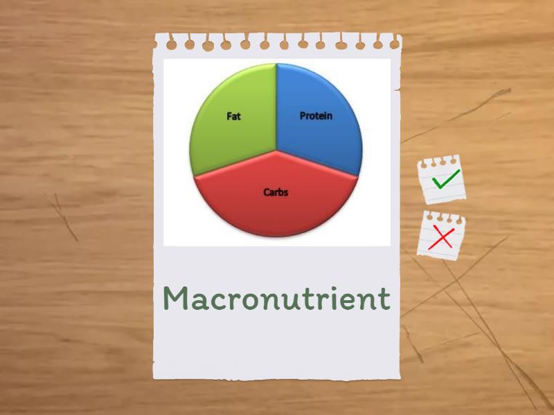 Vocabulary for Macro and Micronutrient lesson - Flash cards