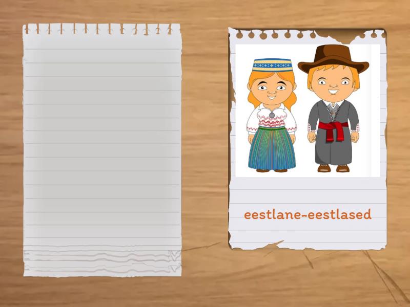 3kl-RAHVUS-RAHVUSED (õpime sõnu) - Speaking cards