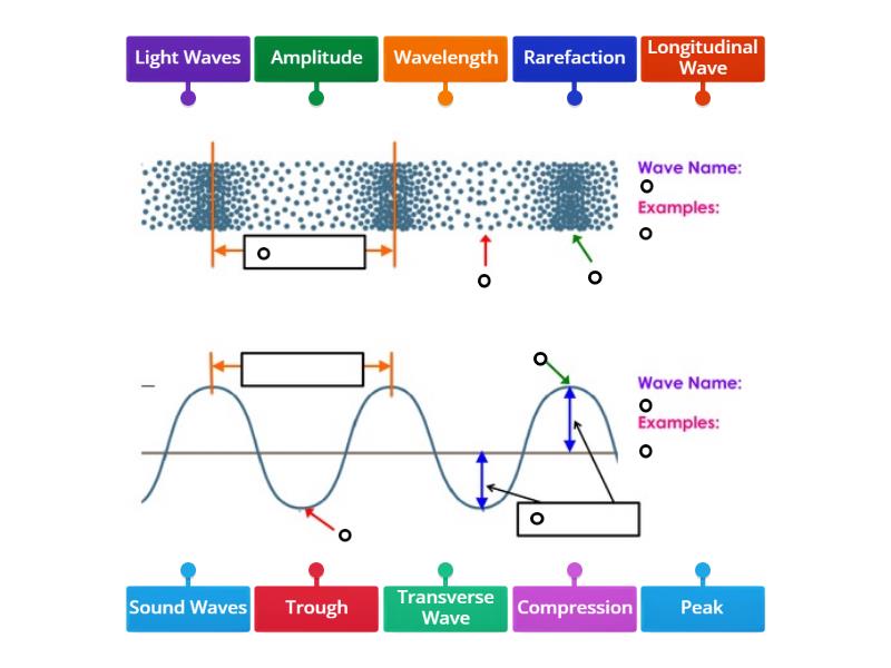 Waves Labelling Diagram B - Labelled diagram