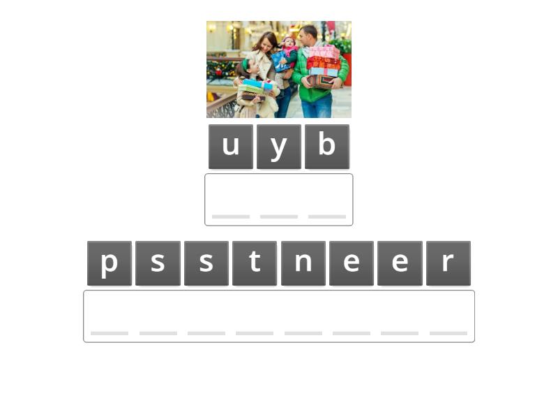 Prepare 2 Unit 7 - Anagram