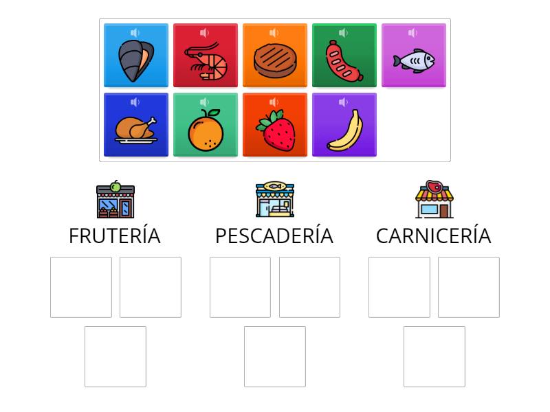 Clasificamos alimentos - Group sort