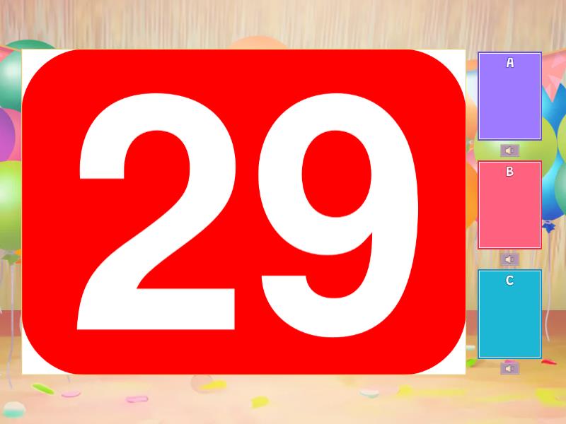 Numbers 1-30_ audio - Quiz