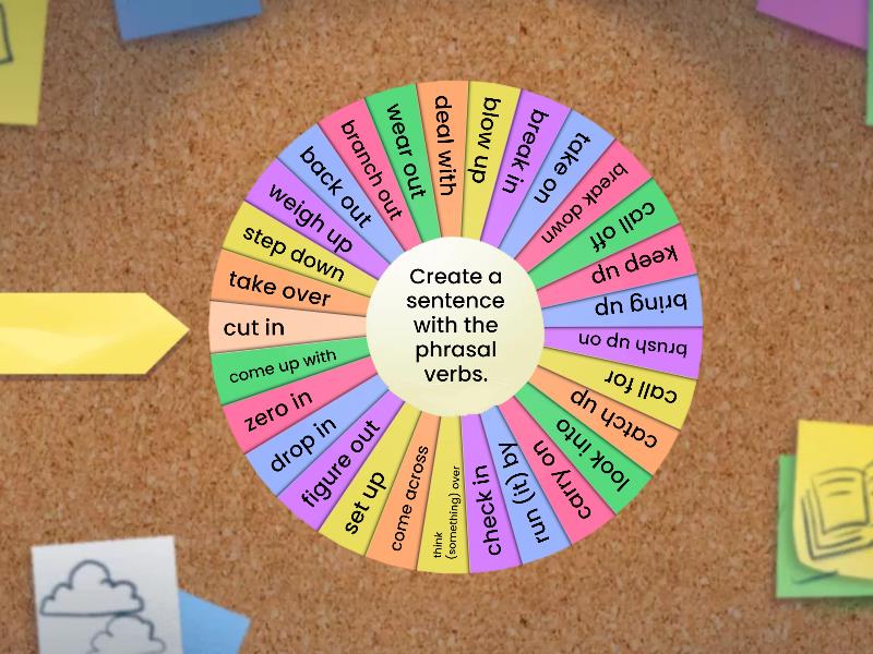 Phrasal Verbs - Spin the wheel