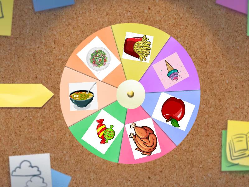 Alimentos saludables - Random wheel
