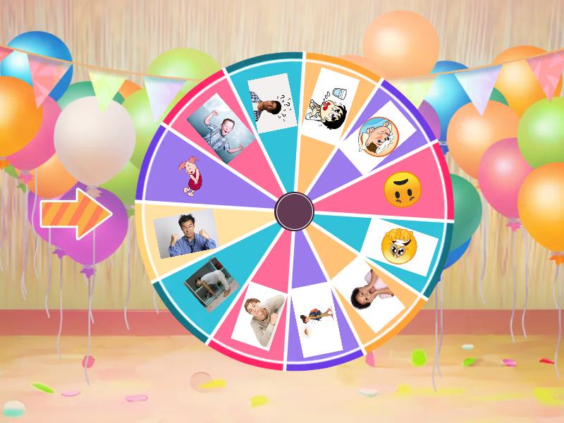 feelings wheel - Spin the wheel