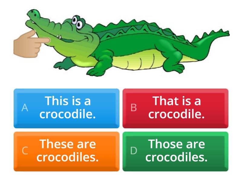 Grade 3 - This that these those (animals) - Quiz