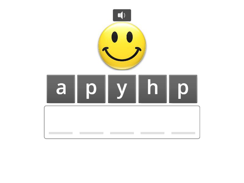 Unit 2 - Feelings - Anagrama