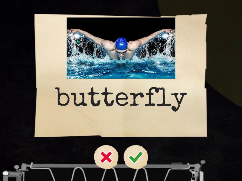 SWIMMING - Flash cards