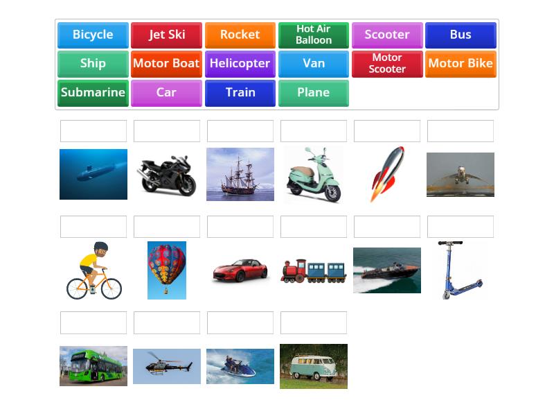 Transportation - Match up