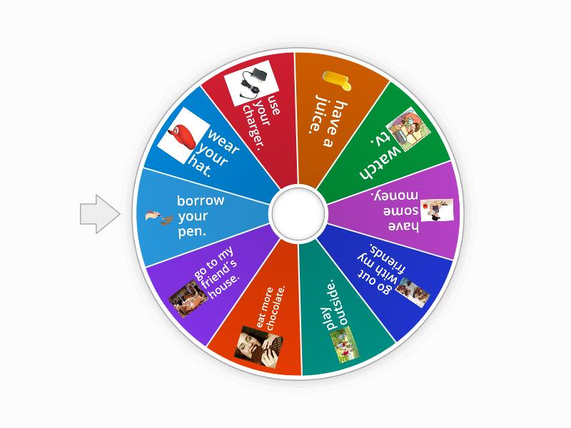 ask for permission - Spin the wheel