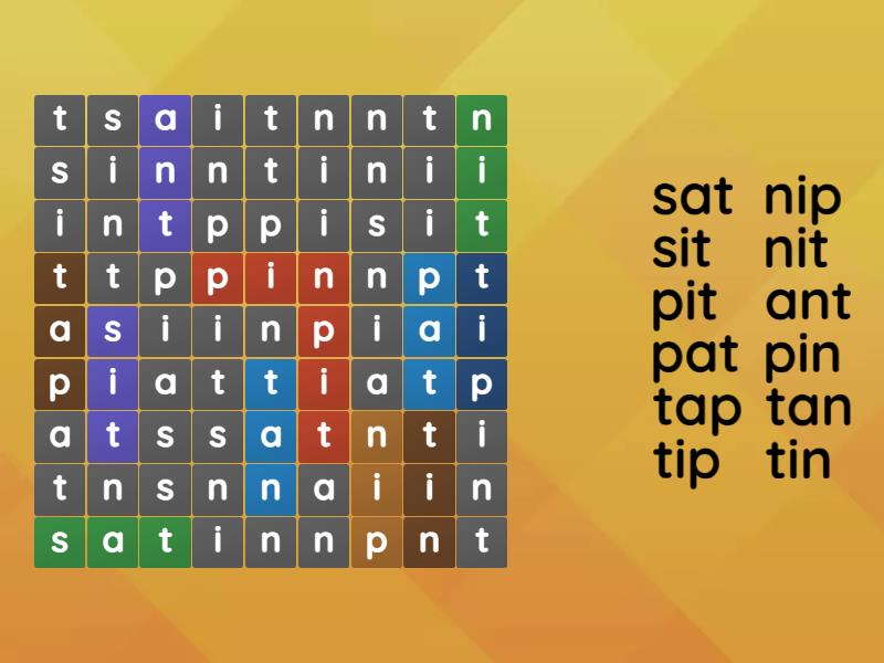 SATPIN - Wordsearch