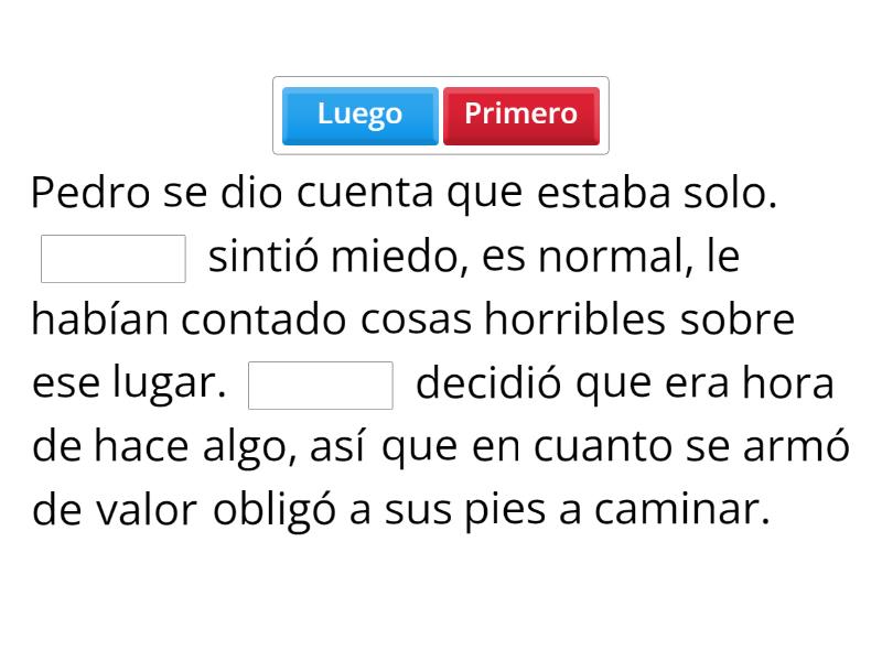 Nexos Y Expresiones Completar La Frase