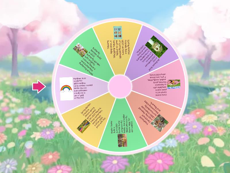 Spring Lego Builds - Spin the wheel