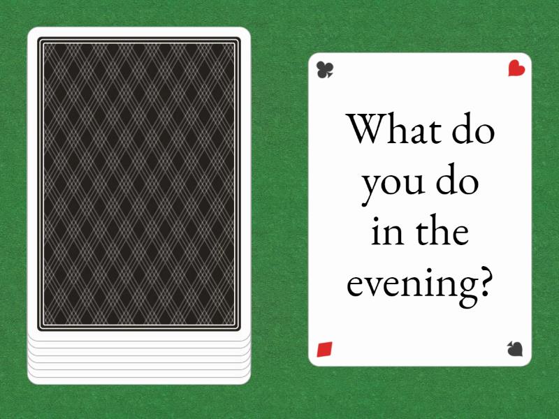 Free time - Speaking - Speaking cards