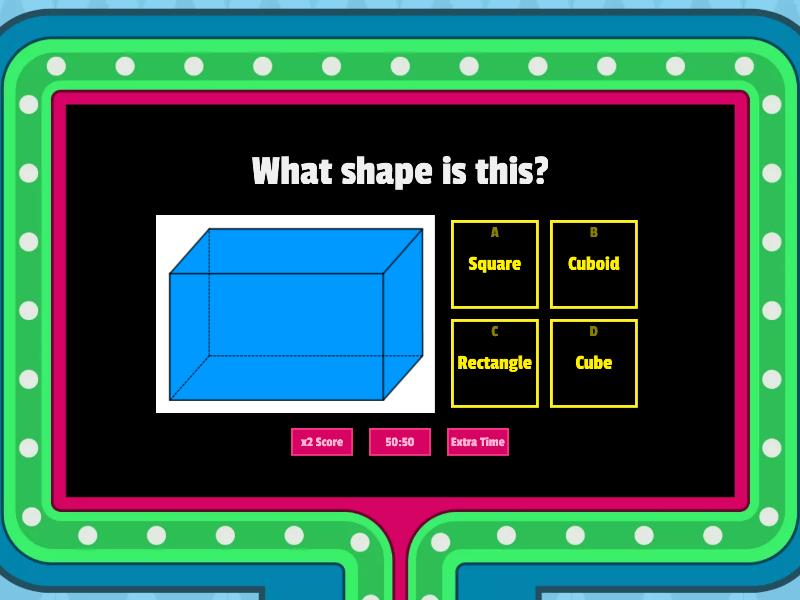 2D & 3D Shapes - Gameshow quiz