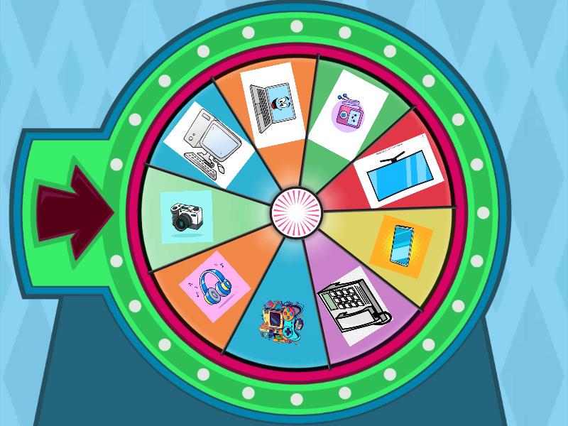 Technological devices - Spin the wheel