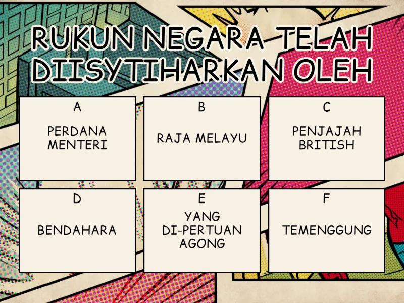 KUIZ RUKUN NEGARA - Quiz