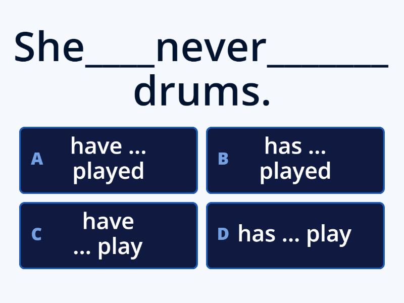 Present Perfect Simple - Quiz