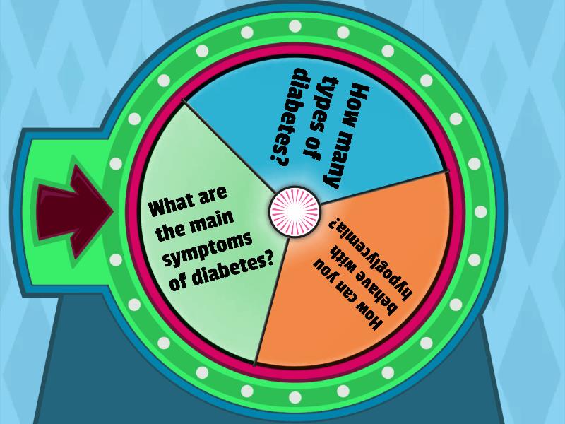 Diabetes - Spin the wheel