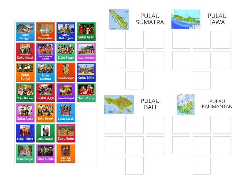 SUKU SUKU DI INDONESIA 1 - Group sort