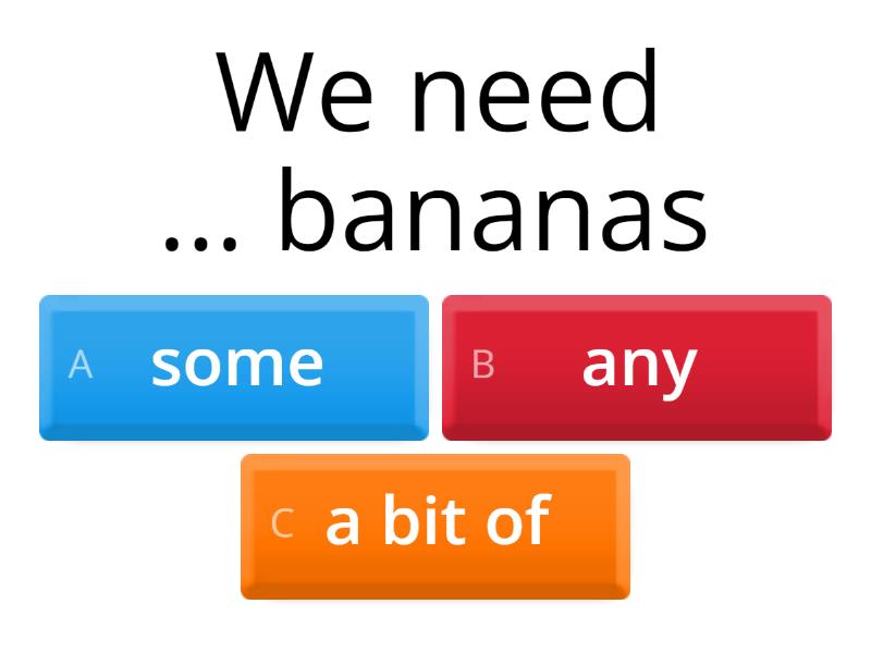 of Roadmap A2+. Unit 2C. Quantifiers - Quiz