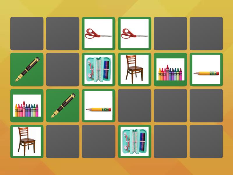 Let's explore 1- unit 1 -school objects - Parejas