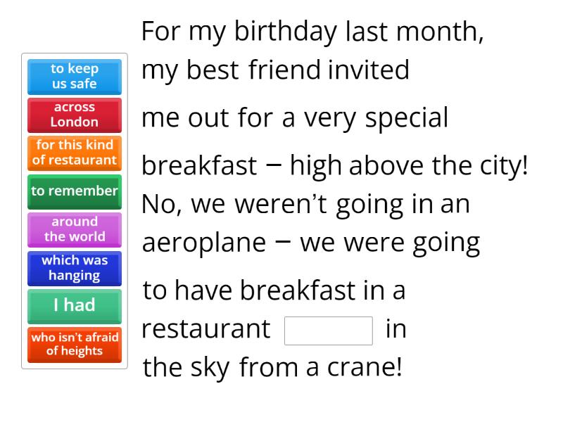 Roadmap B1+, unit 1, noun phrases hw - Missing word