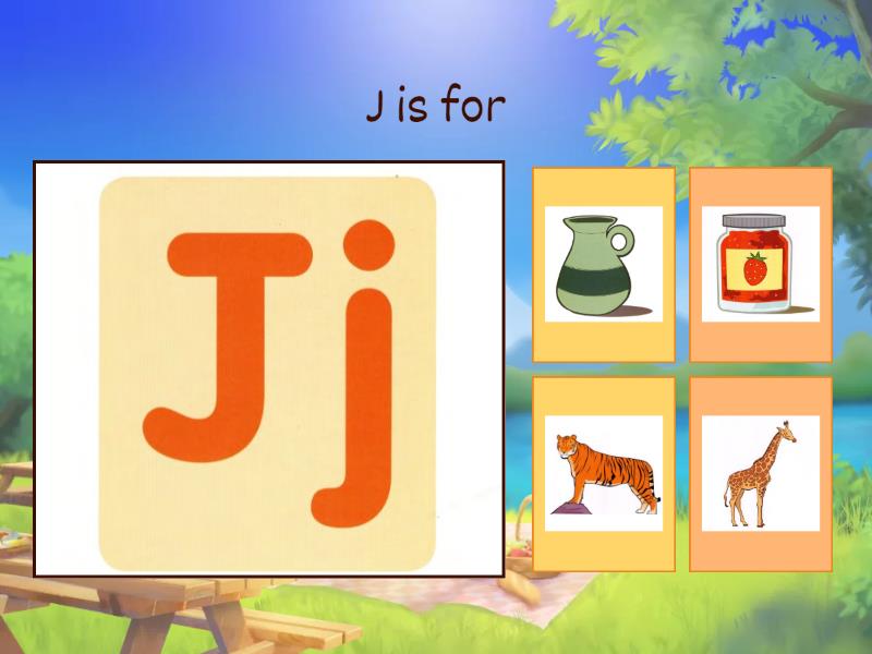 alphabet (A is for) - Quiz