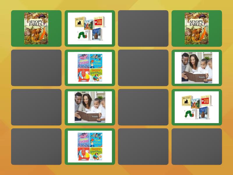 Find the Pair books - Matching pairs