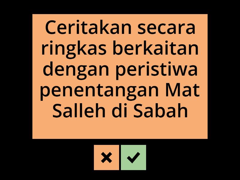 MAT SALLEH - Flash cards