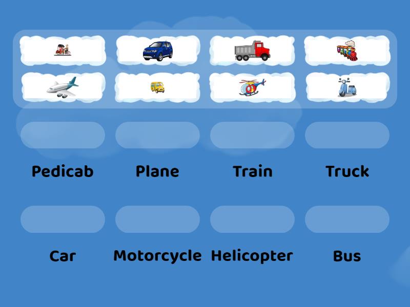 Transportation - Match up