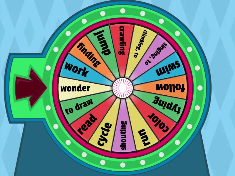 review game - Spin the wheel